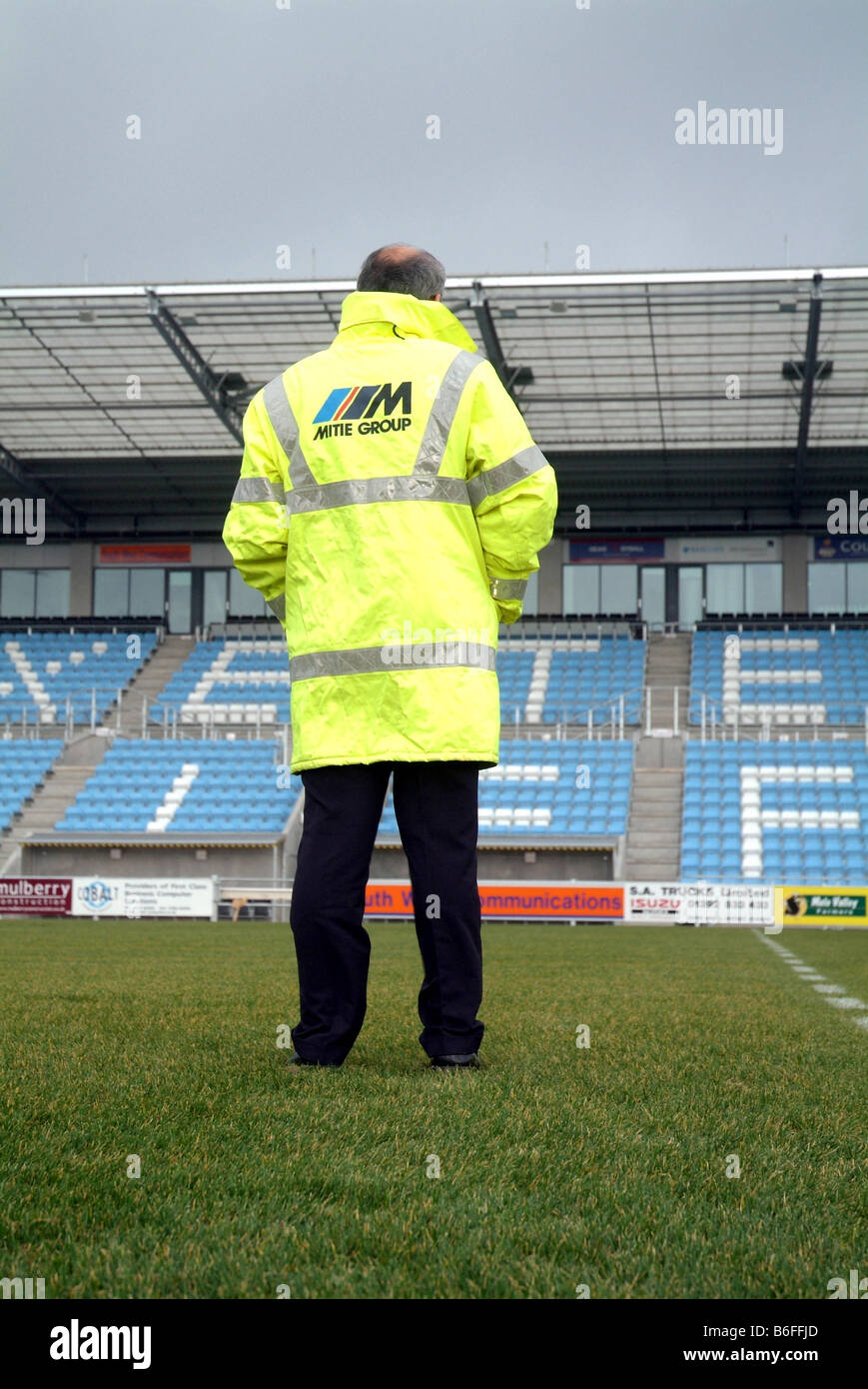 man on pitch Stock Photo - Alamy