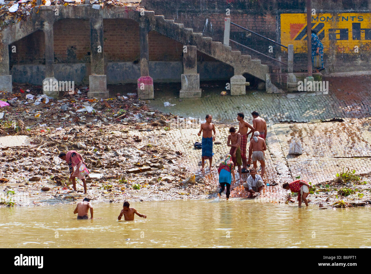 Bathing ghat hi-res stock photography and images - Alamy