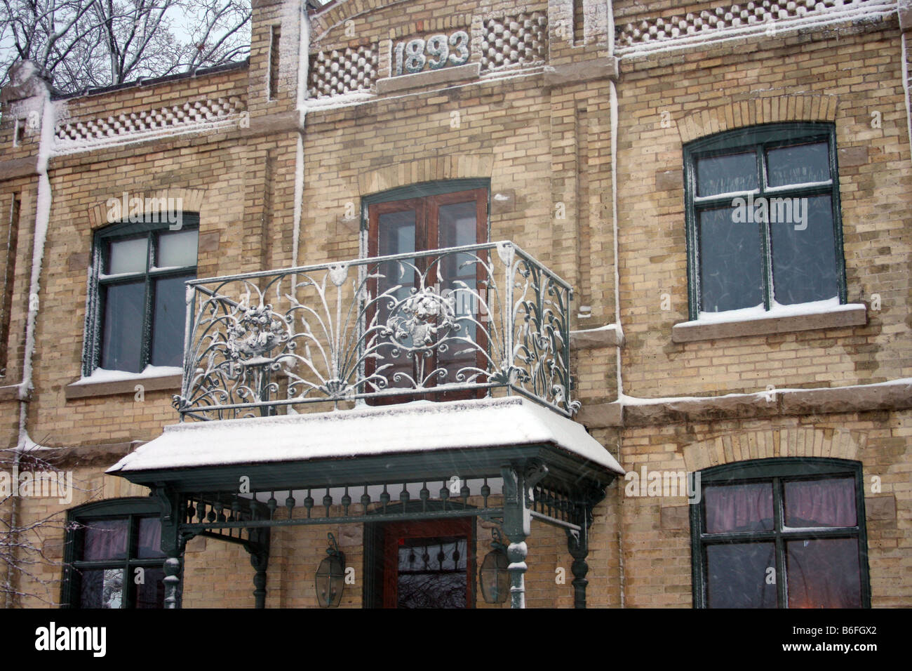 The Zahn House established in 1893 A historical building in Menomonee ...