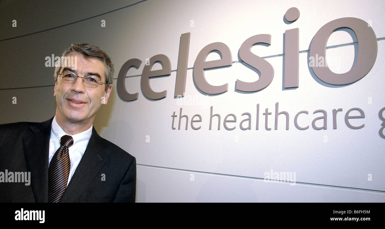 Fritz Oesterle, chief executive of the Celesio AG, during the press ...