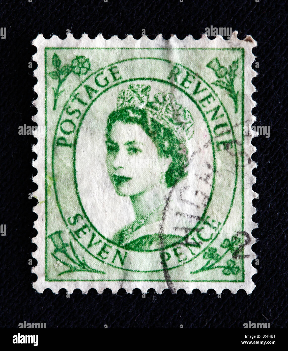 Queen Elizabeth II of the UK (1952 to present), postage stamp, UK Stock ...