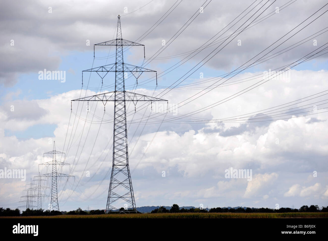 High tension pylon hi-res stock photography and images - Alamy