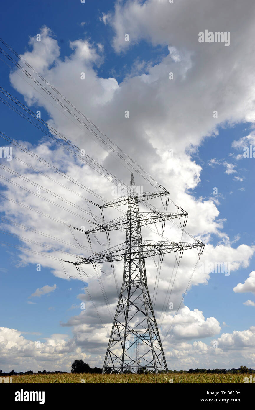High tension pylon hi-res stock photography and images - Alamy