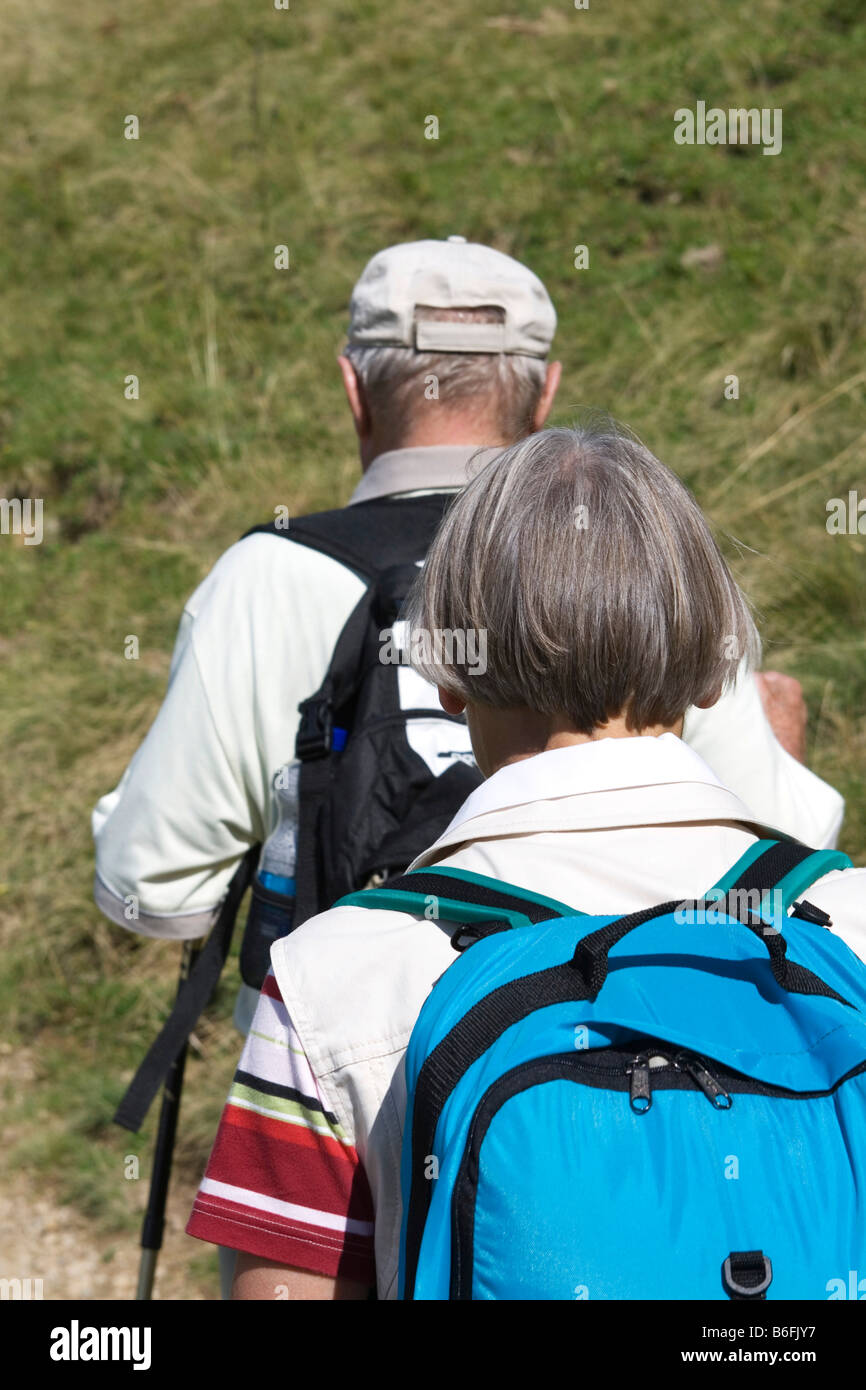 Walking with rucksack hi-res stock photography and images - Alamy
