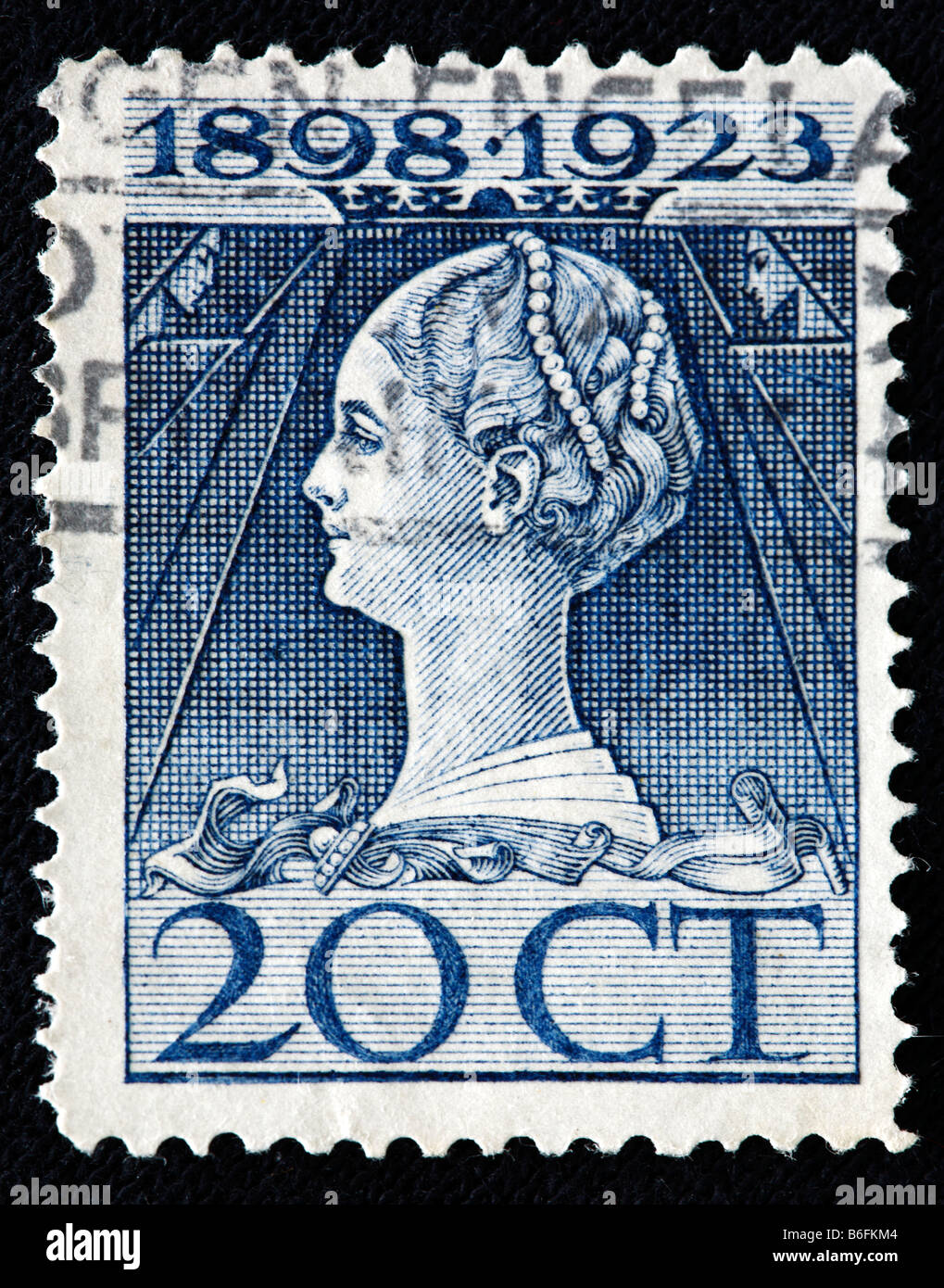 Queen Wilhelmina of the Netherlands (1890-1948), postage stamp ...