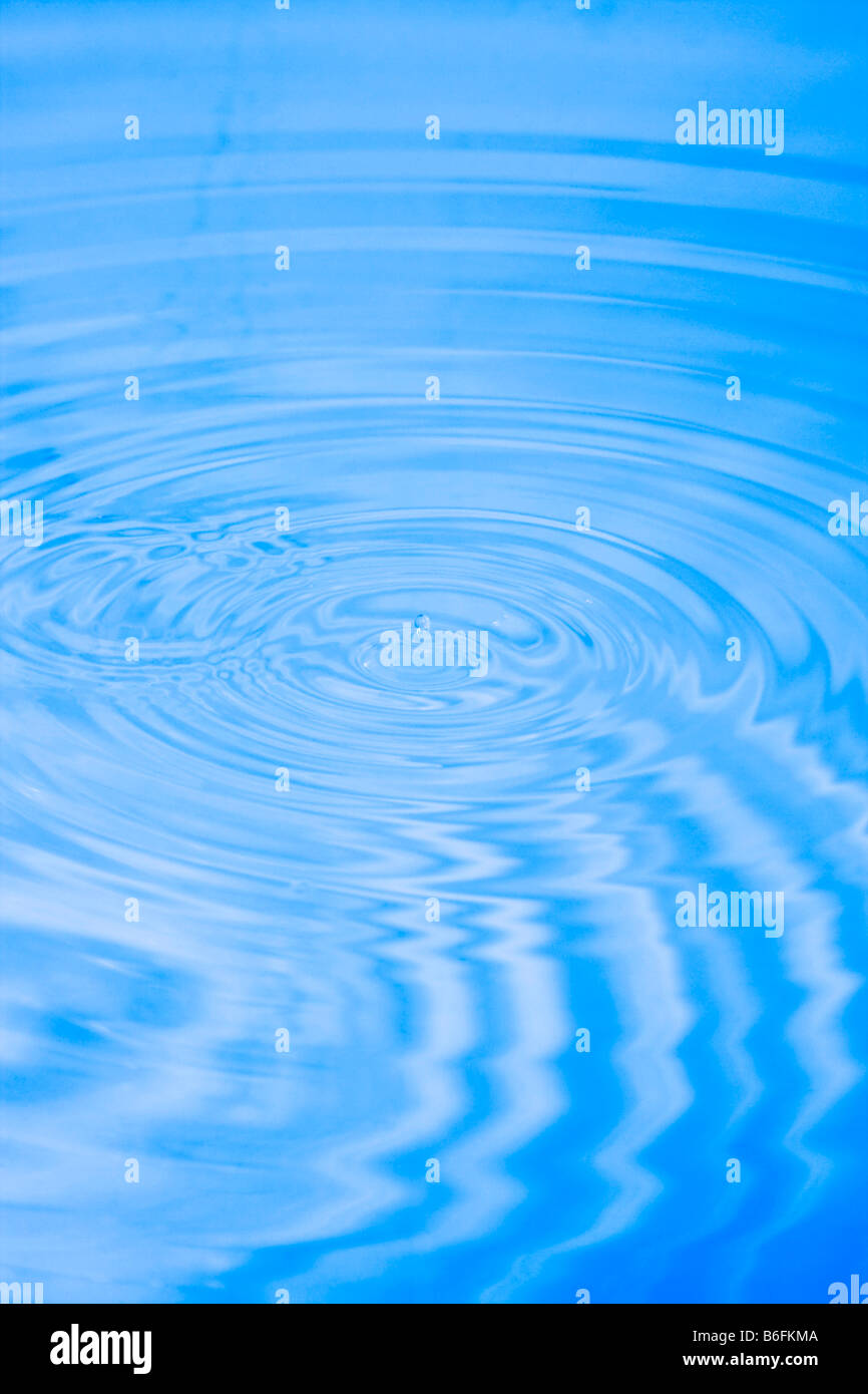 Blue water level background Stock Photo - Alamy