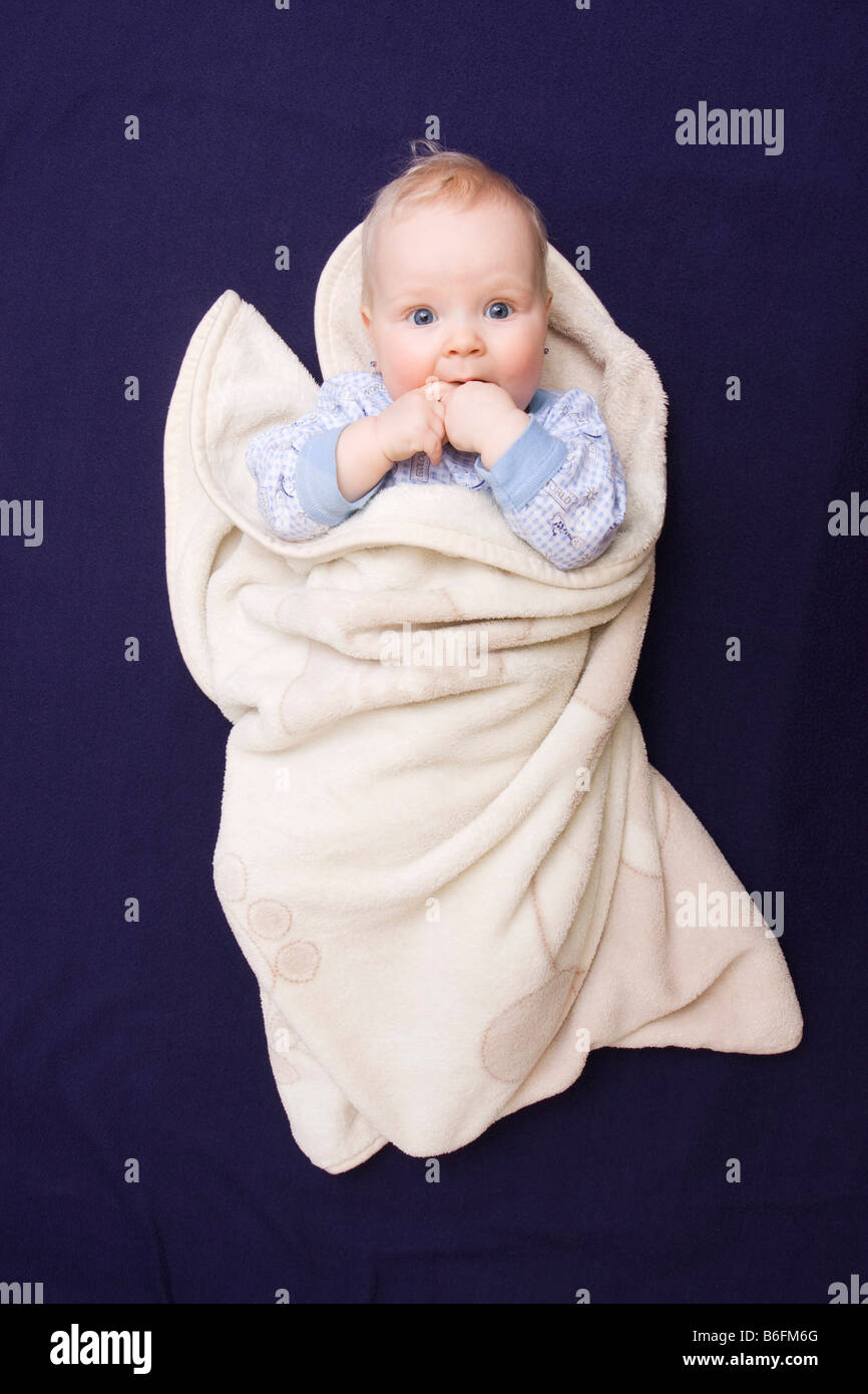 Baby Wrapped In Blankets High Resolution Stock Photography and Images ...