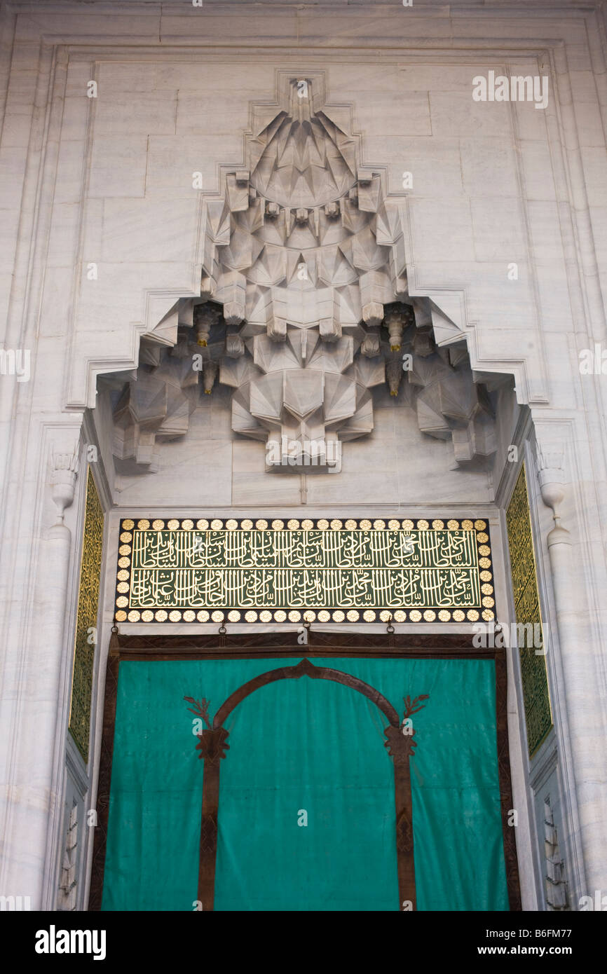 Blue mosque entrance istanbul turkey hi-res stock photography and ...