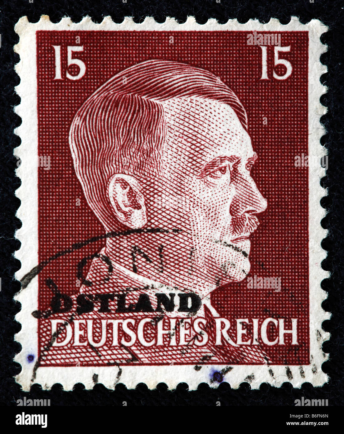 Adolf Hitler, Chancellor and Fuhrer of Germany (1933-1945), postage ...
