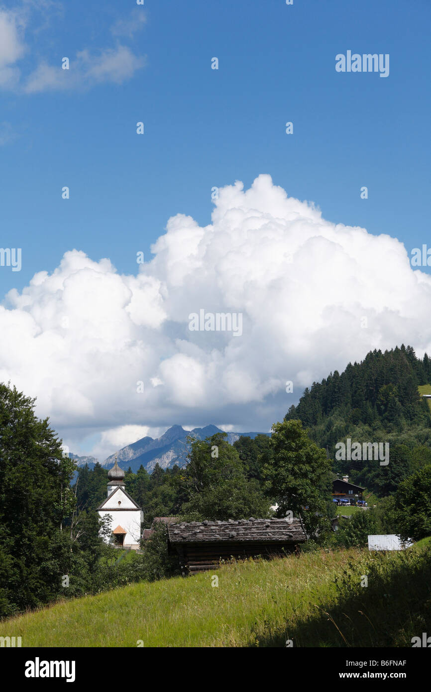 Wamberg Mountain near Garmisch-Partenkirchen, Werdenfelser Land ...