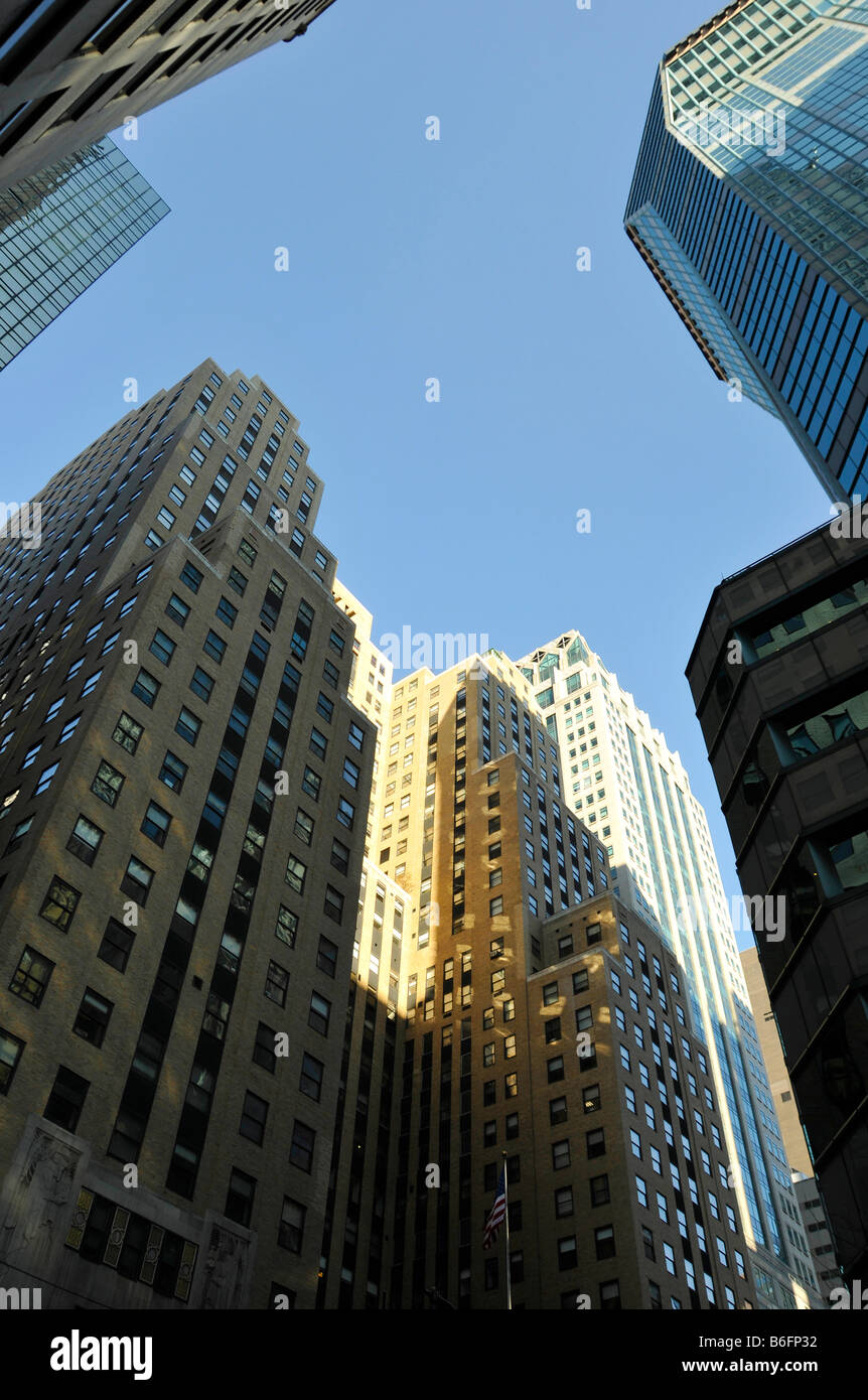 New York City urban cityscape, skyscrapers Stock Photo - Alamy