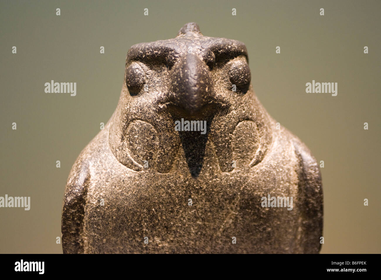 Ancient Carved Stone Falcon Stock Photo - Alamy