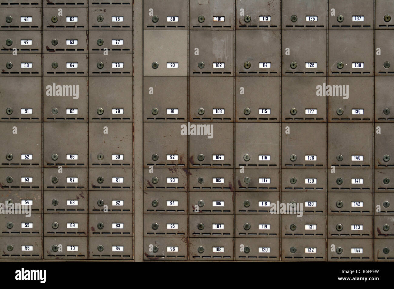 Safe deposit boxes Stock Photo - Alamy