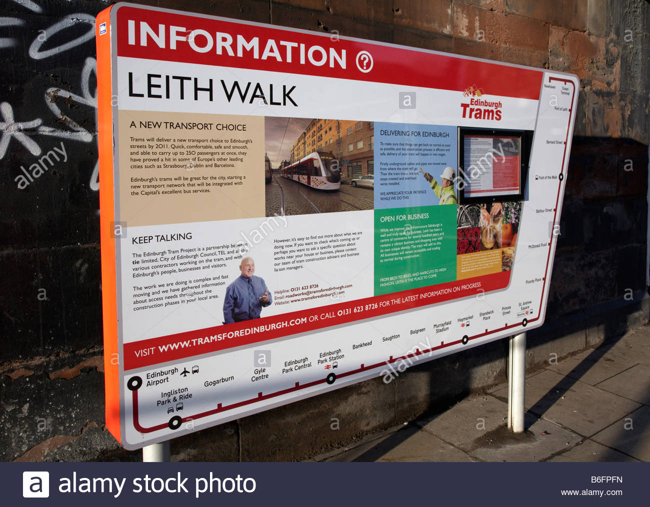 Edinburgh Trams Stock Photos & Edinburgh Trams Stock Images - Alamy