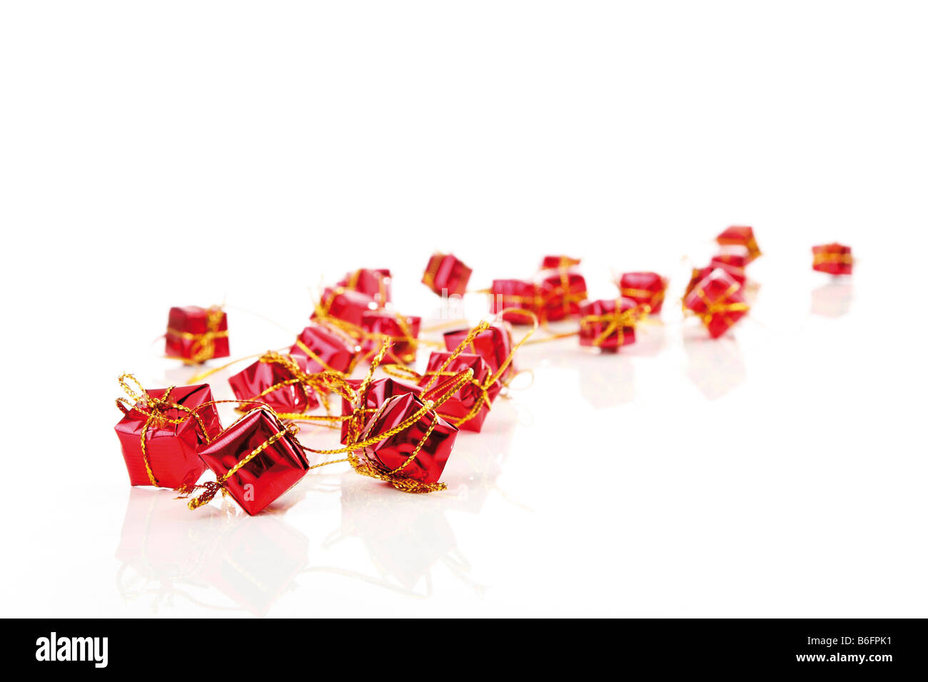 Small wrapped gifts Stock Photo - Alamy