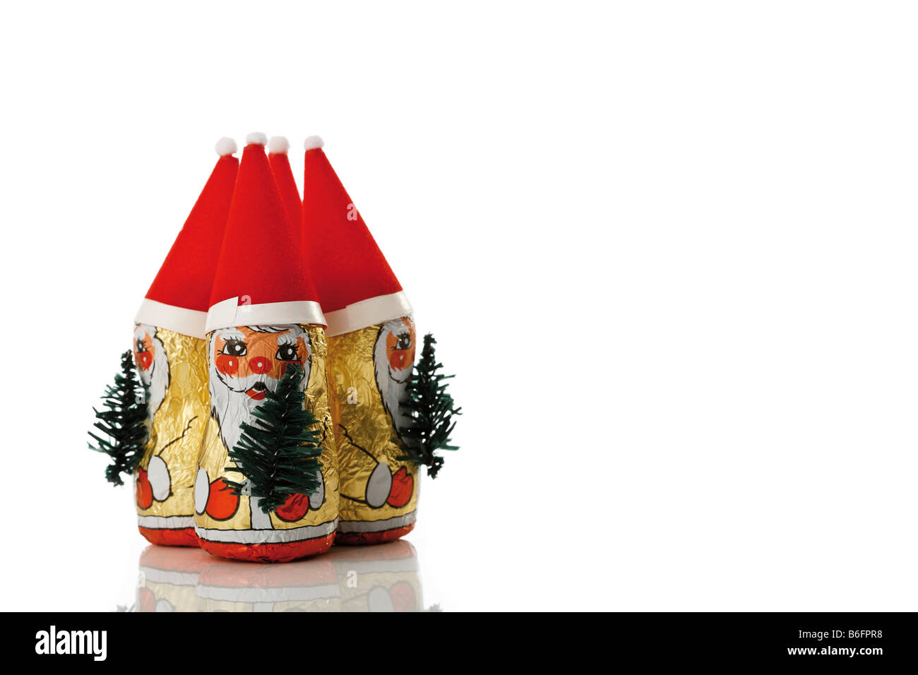 Santa claus fir tree Cut Out Stock Images & Pictures - Alamy