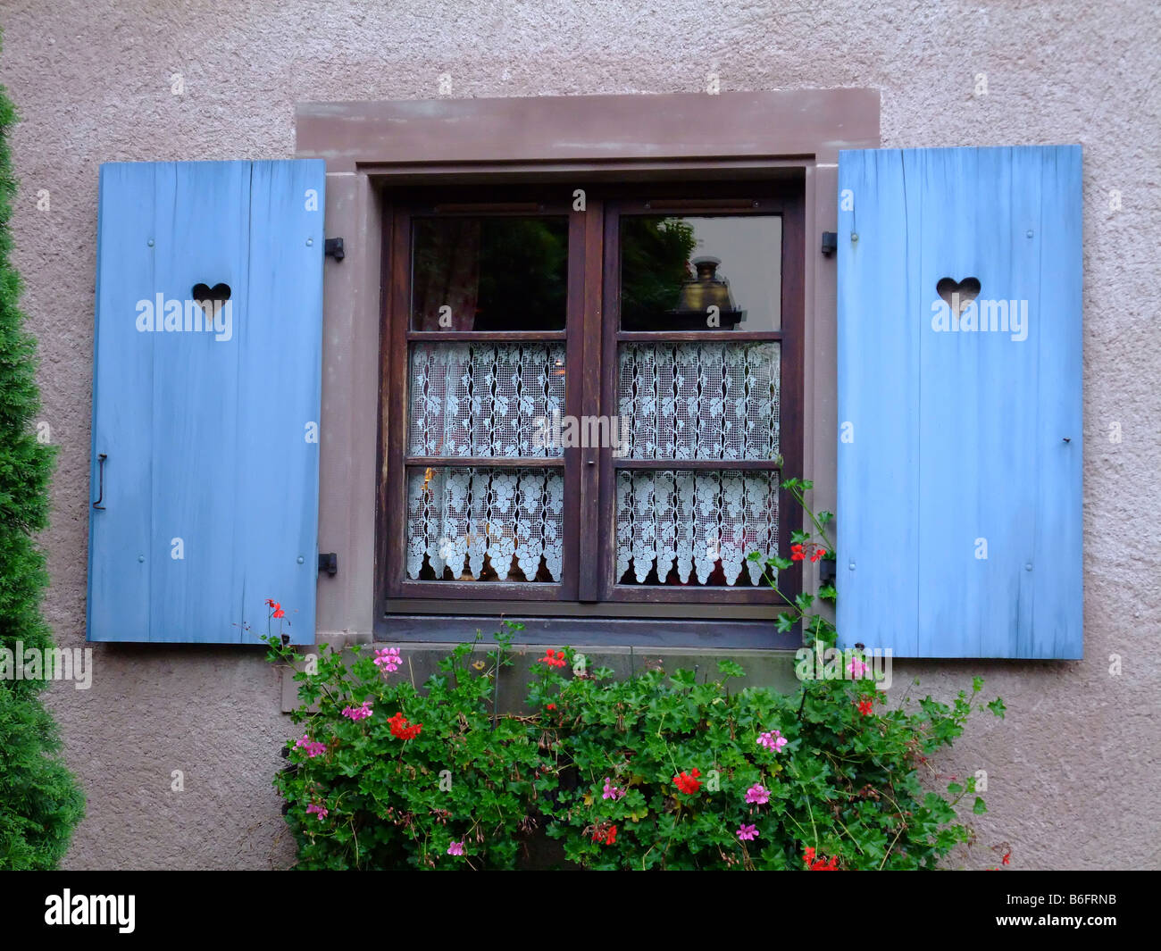 Window of typical old french house in France Stock Photo - Alamy