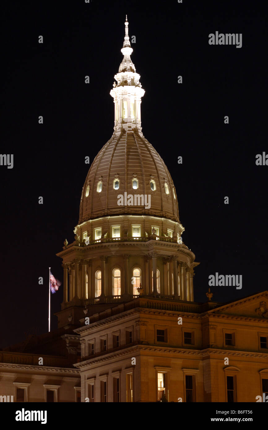 Michigan capitol building hi-res stock photography and images - Alamy