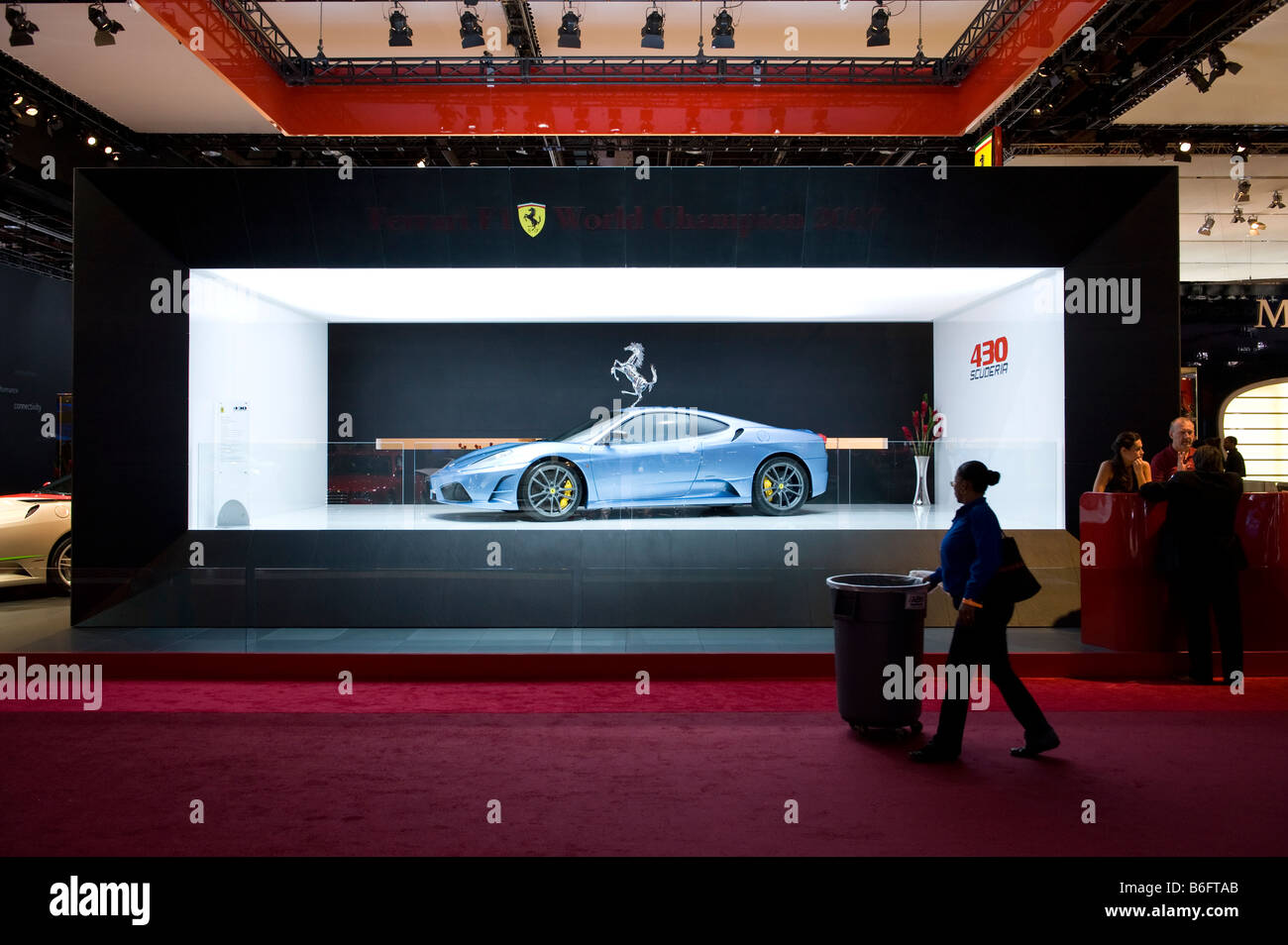 Ferrari F430 Scuderia on display at the 2008 North American ...