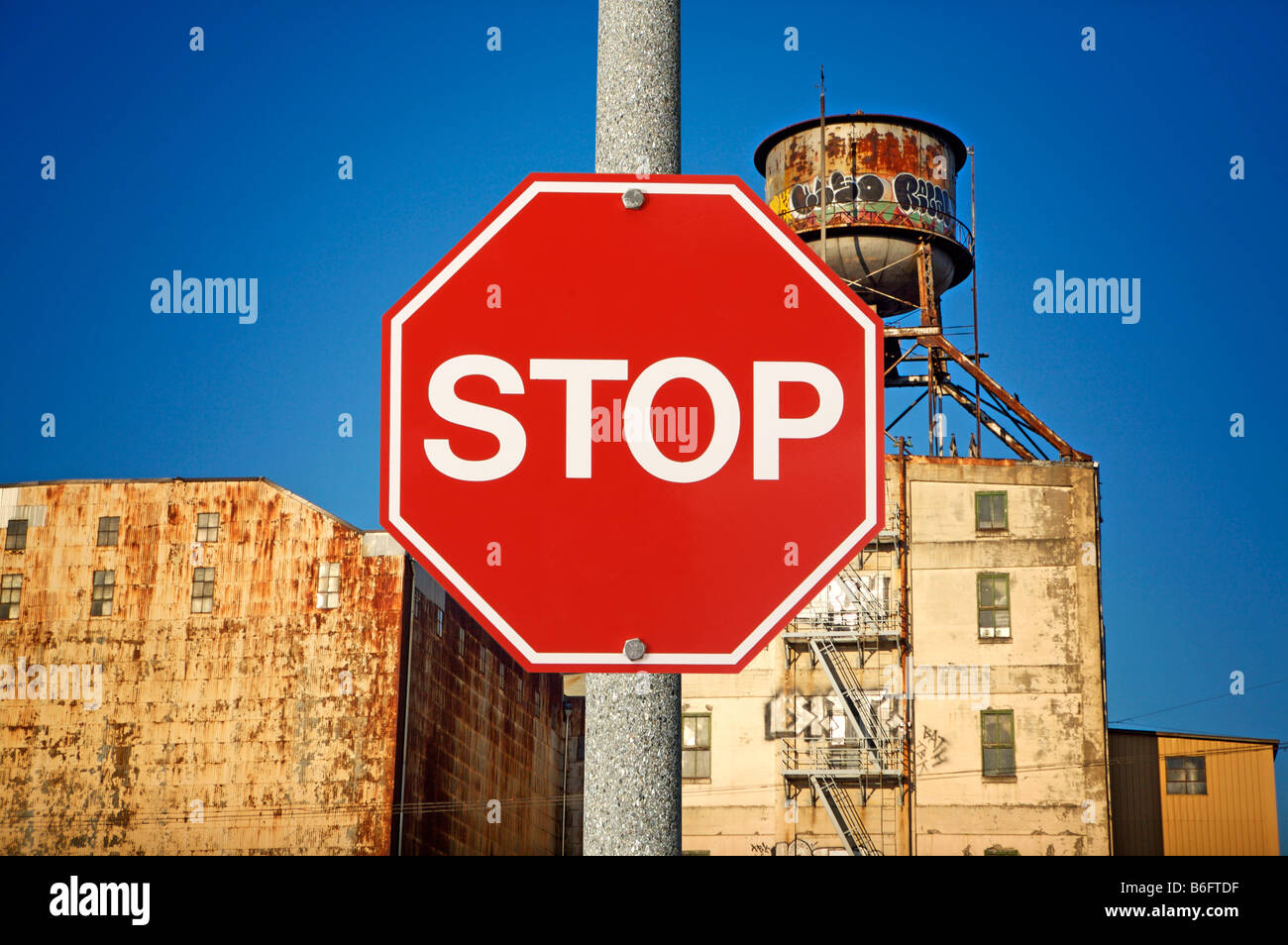 Old traffic sign Cut Out Stock Images & Pictures - Alamy