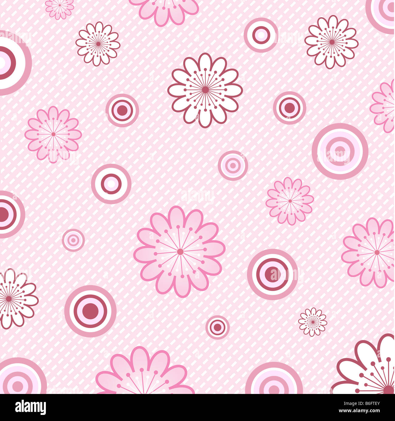 Retro flower background Stock Photo - Alamy