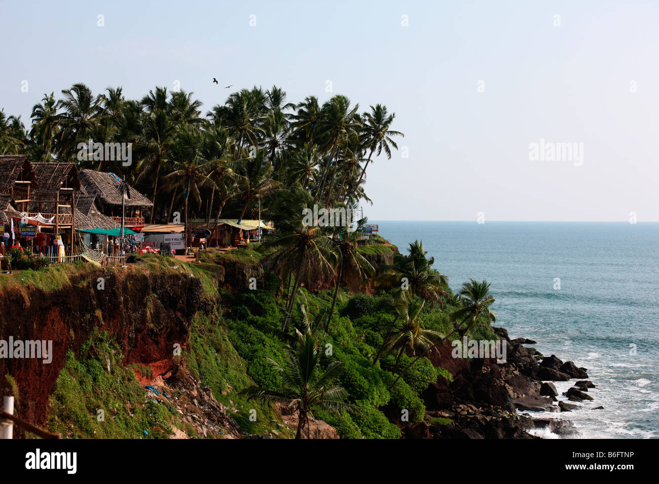 Varkala cliff hi-res stock photography and images - Alamy