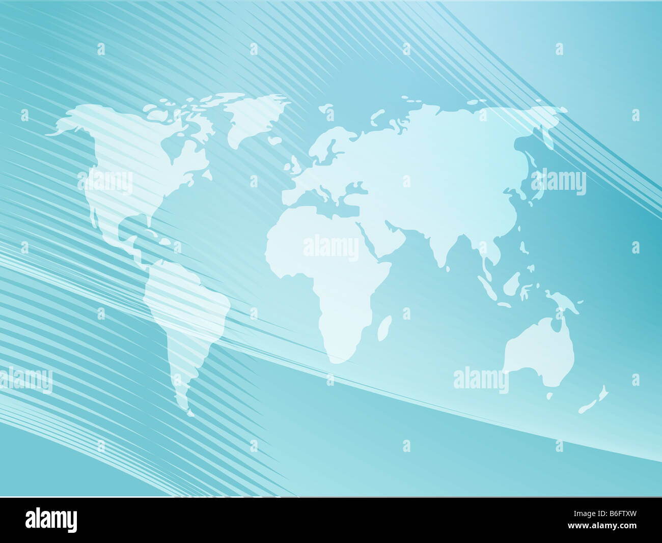 Curved world map hi-res stock photography and images - Alamy