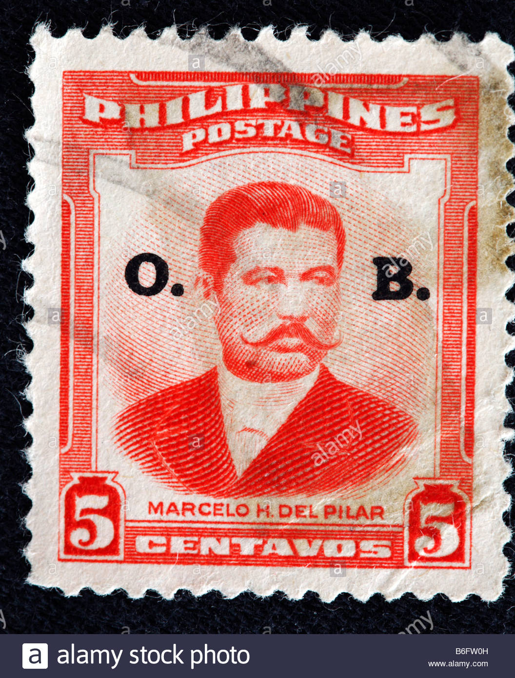 Philippines Postage Stamp Stock Photos & Philippines Postage Stamp ...