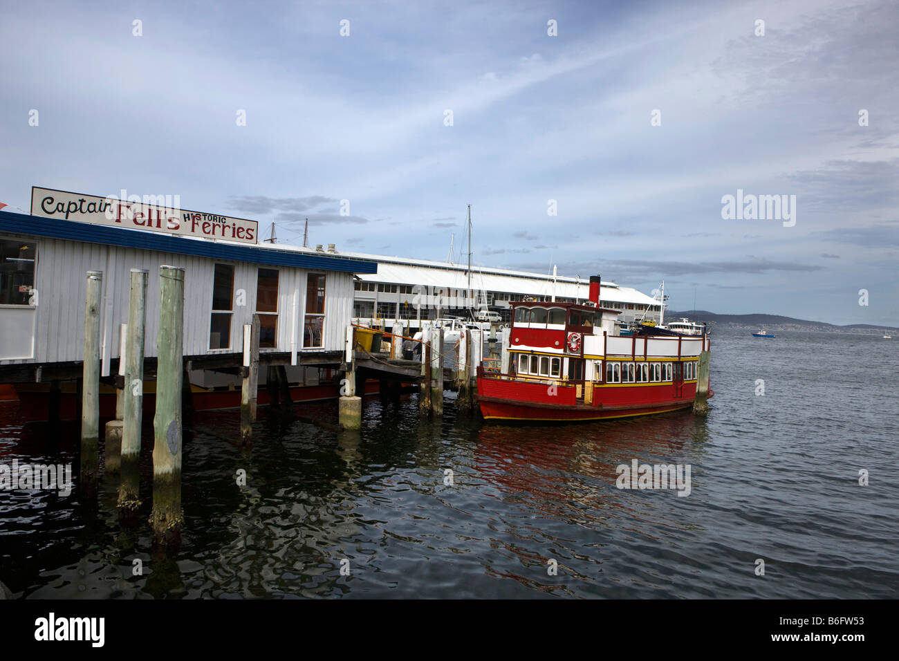 Captain Fell's Historic Ferries, Hobart, Tasmania, Australia Stock ...