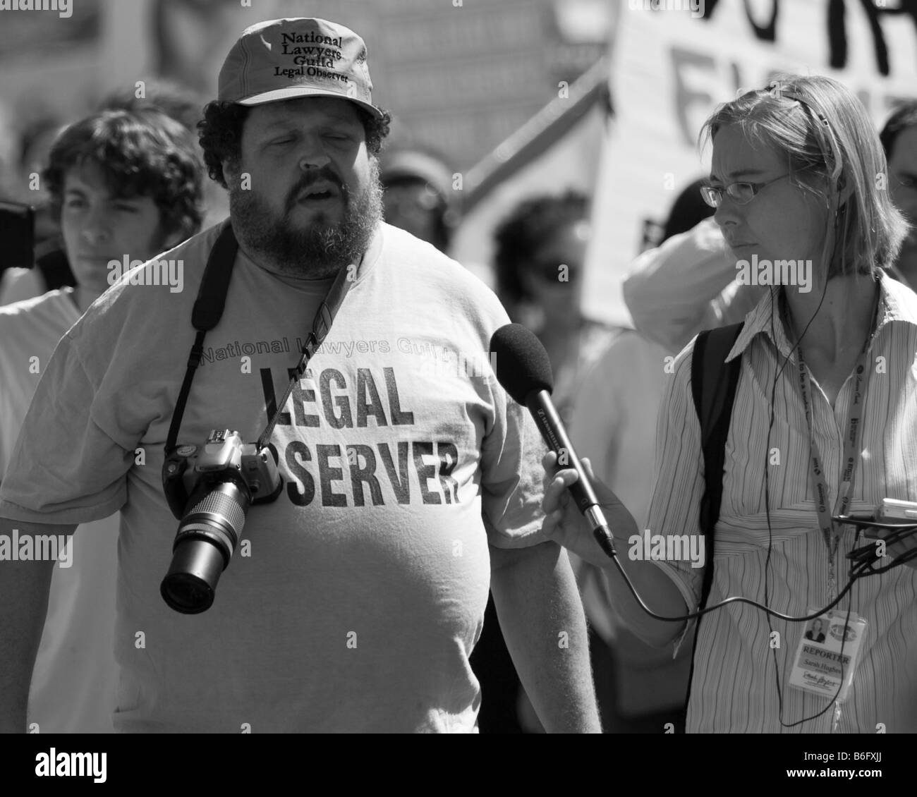 Fat interview Black and White Stock Photos & Images - Alamy