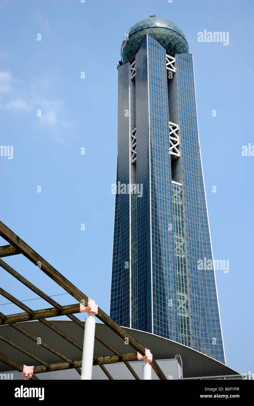 Kaikyo Yume Tower, part of the Kaikyo Messe Shimonoseki complex ...