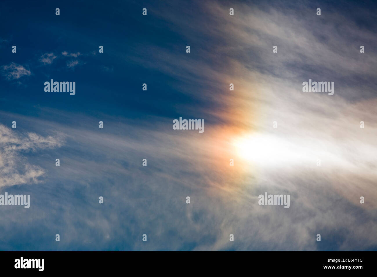 Rainbow cloud refraction hi-res stock photography and images - Alamy