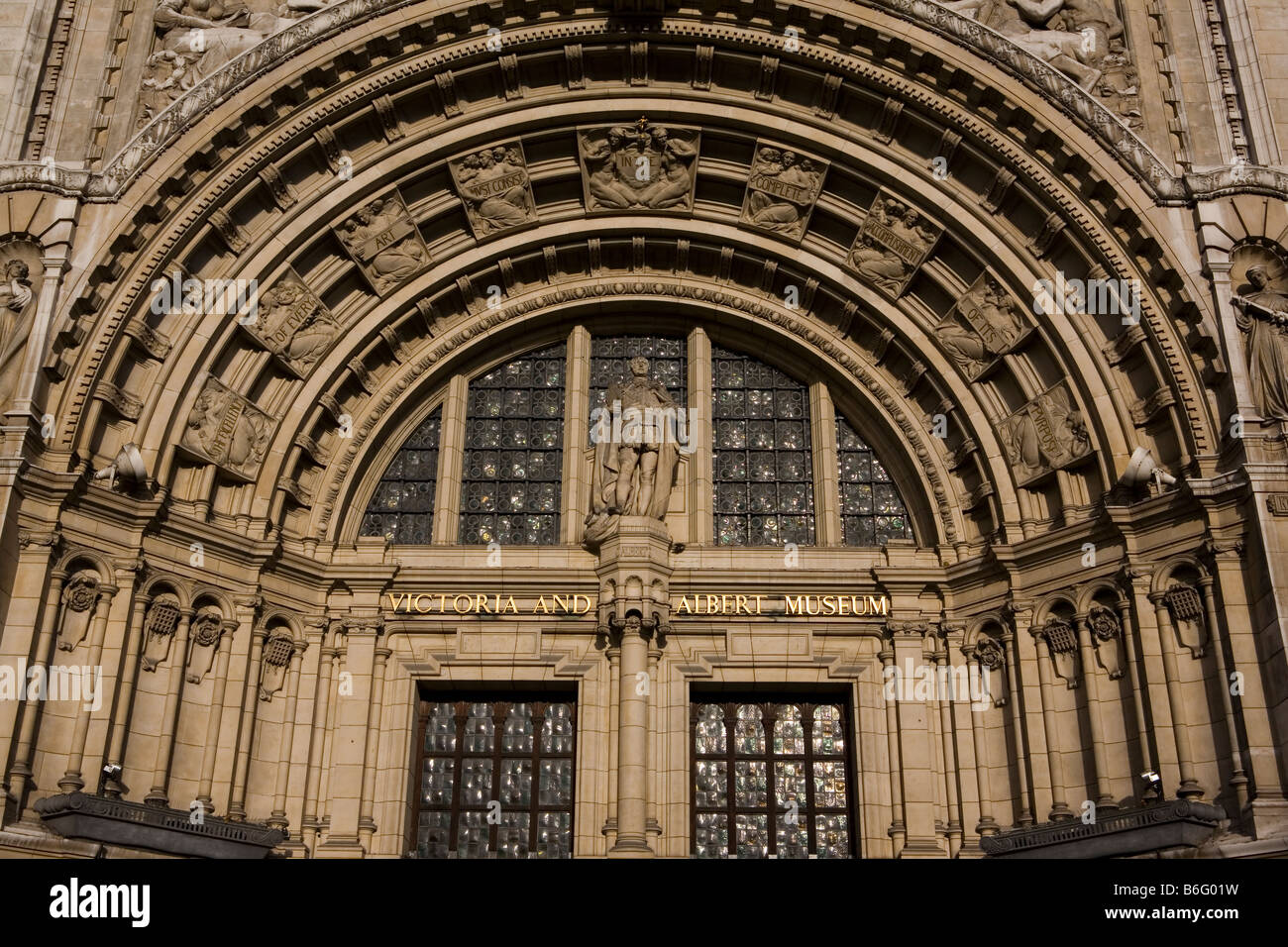 The Victoria and Albert Museum of art and design in London Stock Photo ...