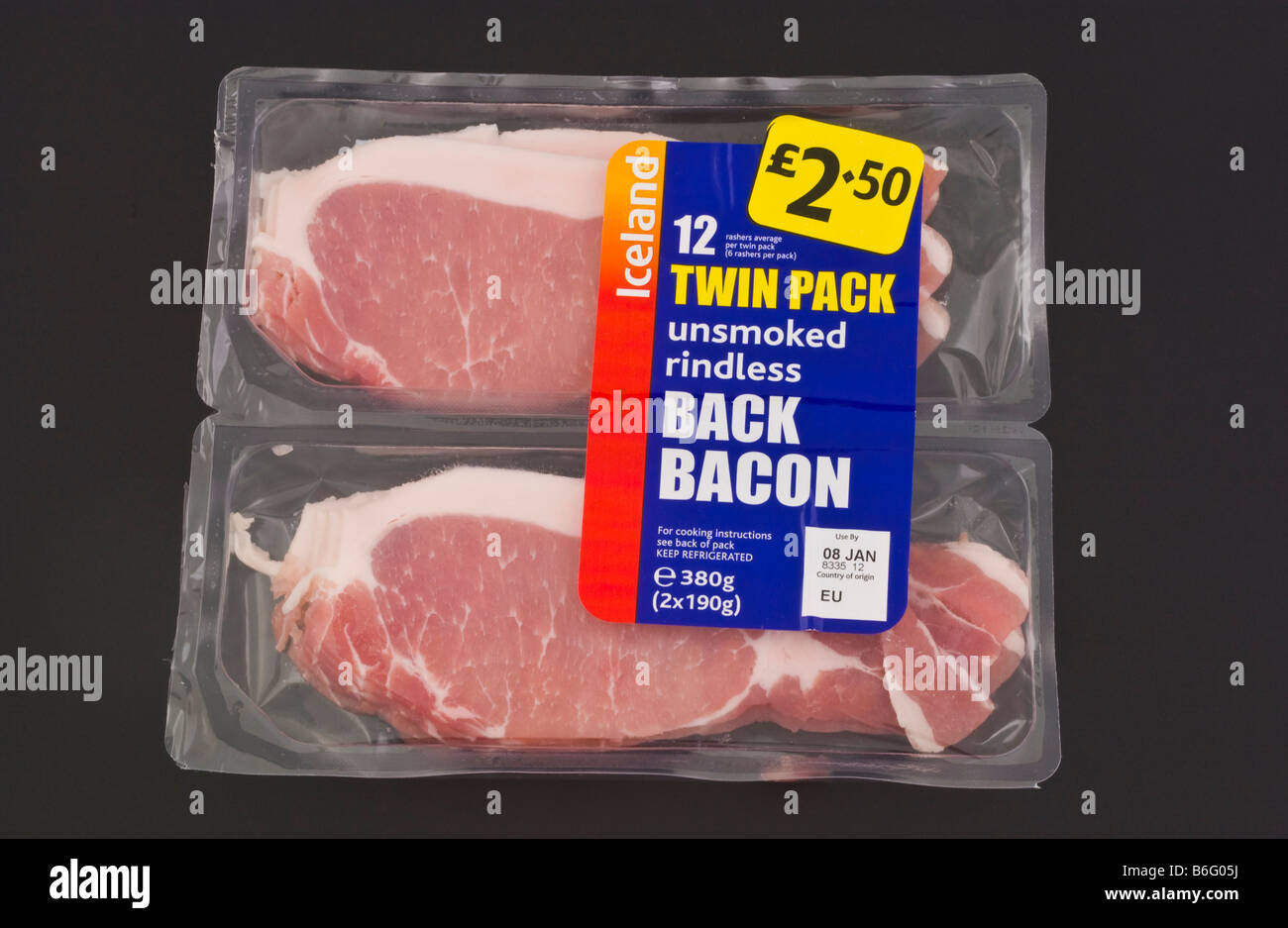 Unsmoked back bacon hi-res stock photography and images - Alamy