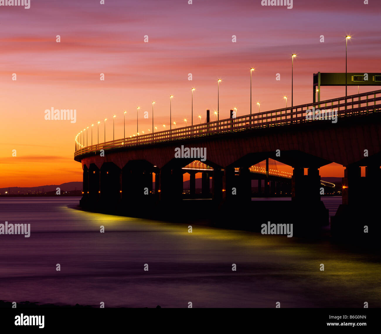 The Prince of Wales Bridge (Second Severn Crossing) over the River ...