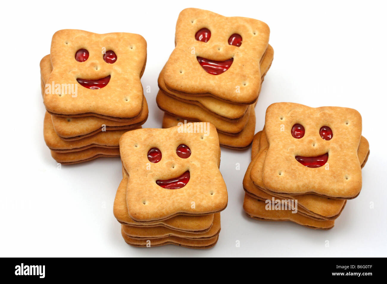 Happy faces biscuits hi-res stock photography and images - Alamy
