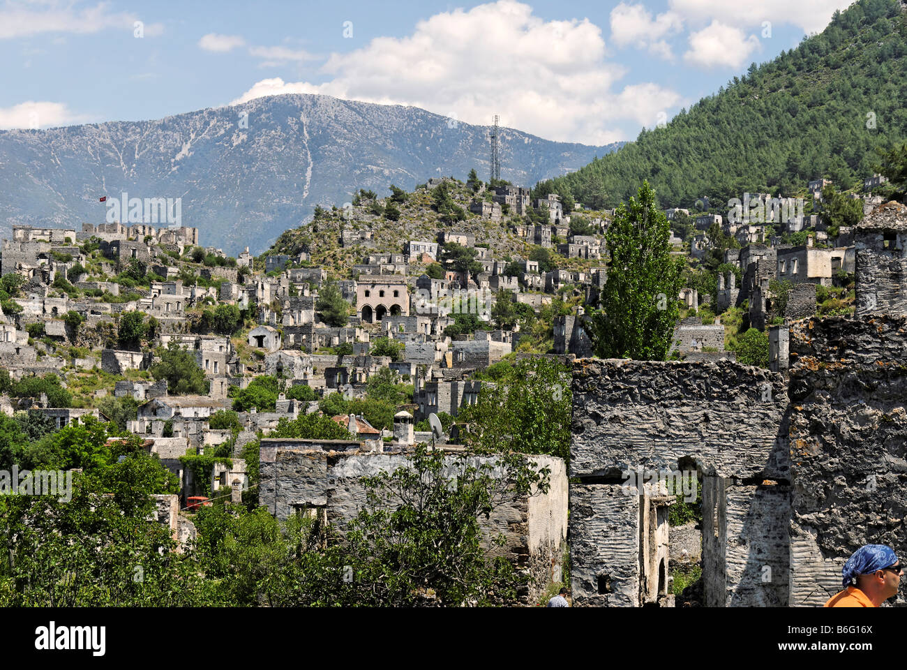 A dead town Kayakoy Anatolia Turkey Stock Photo - Alamy