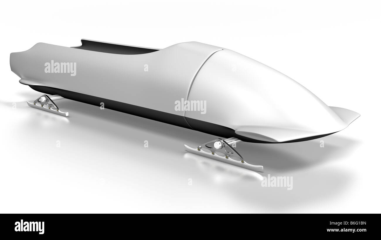 white ice bob on white background Stock Photo - Alamy