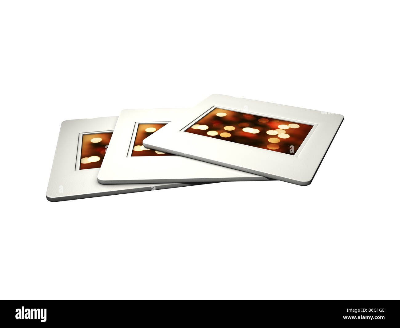 3D White slide isolated on white background Stock Photo - Alamy