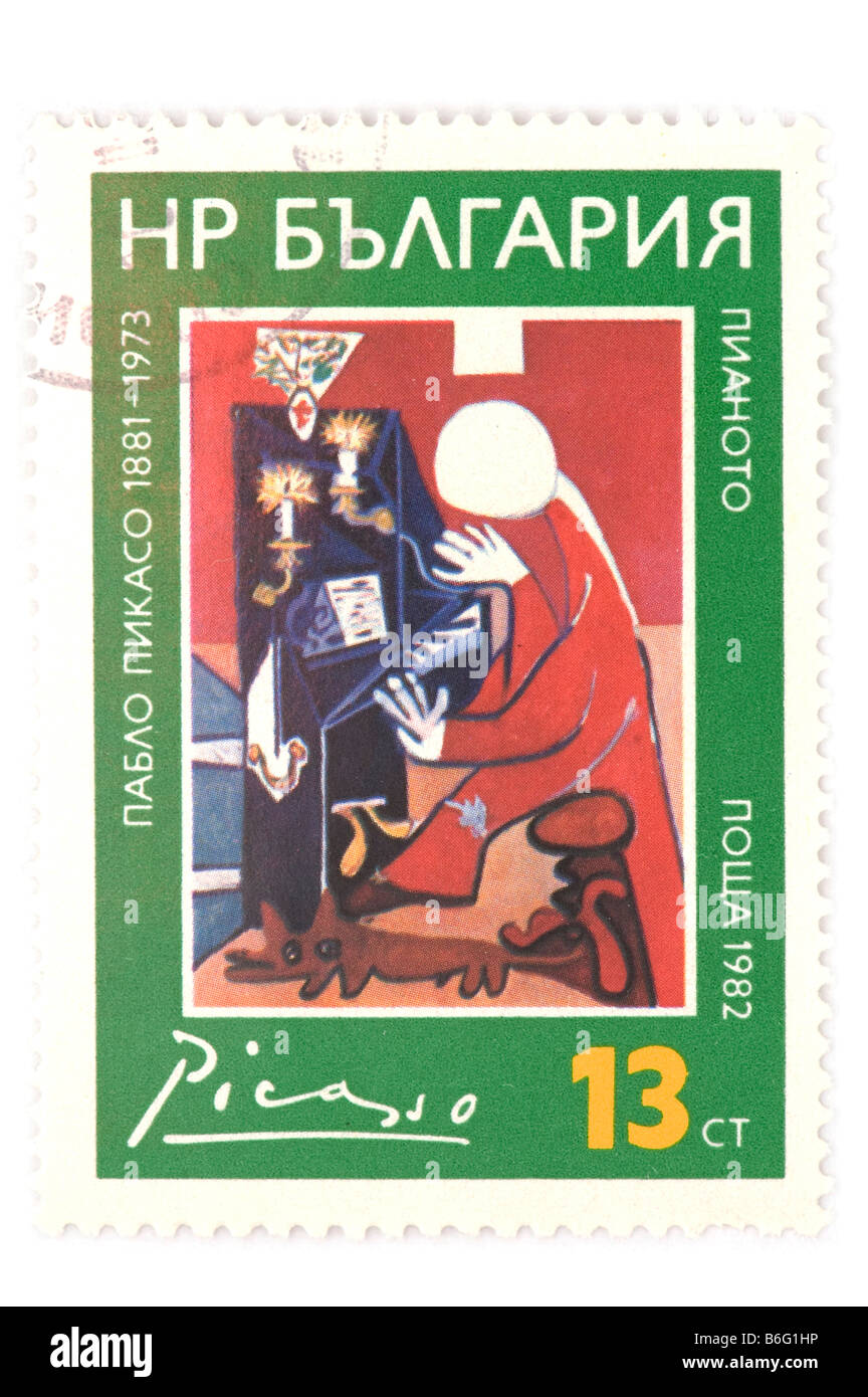 object on white colored postage stamp Stock Photo - Alamy