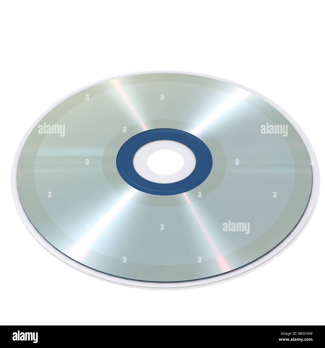 Compact disc blend and gradient on white background Stock Photo - Alamy