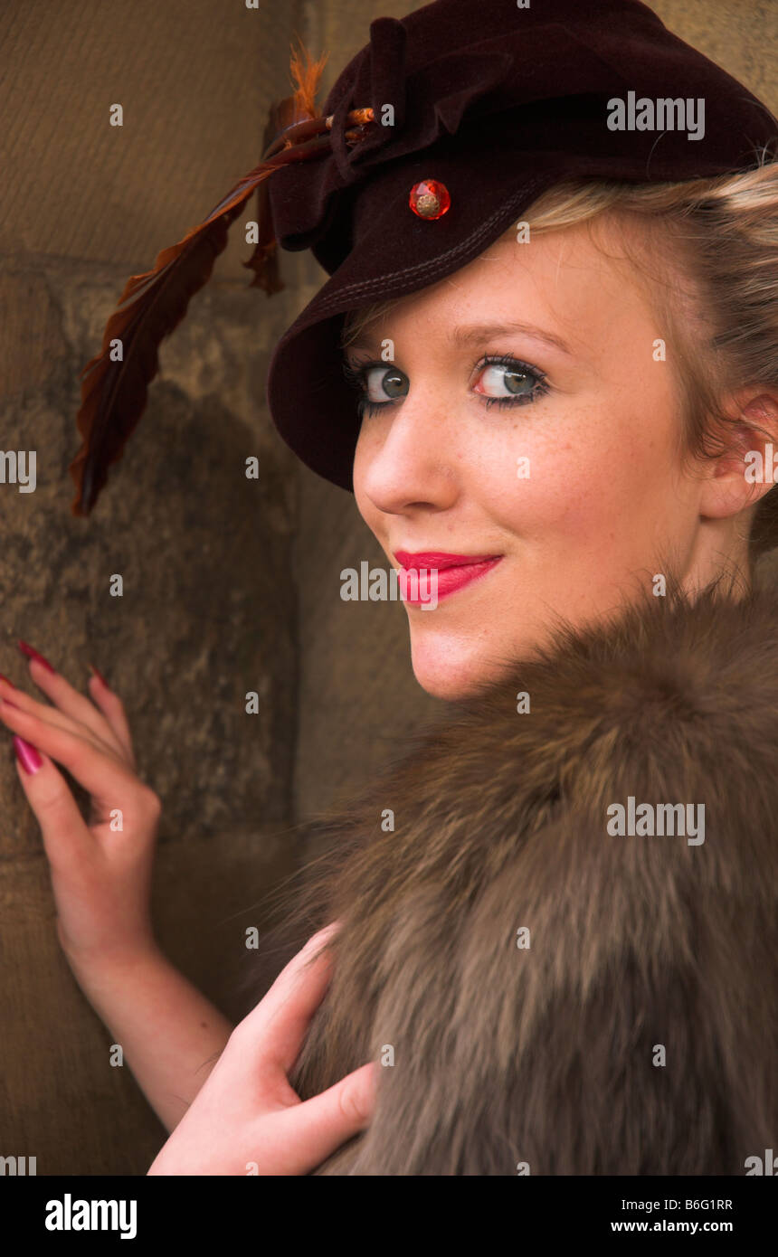 Lady hat hi-res stock photography and images - Alamy