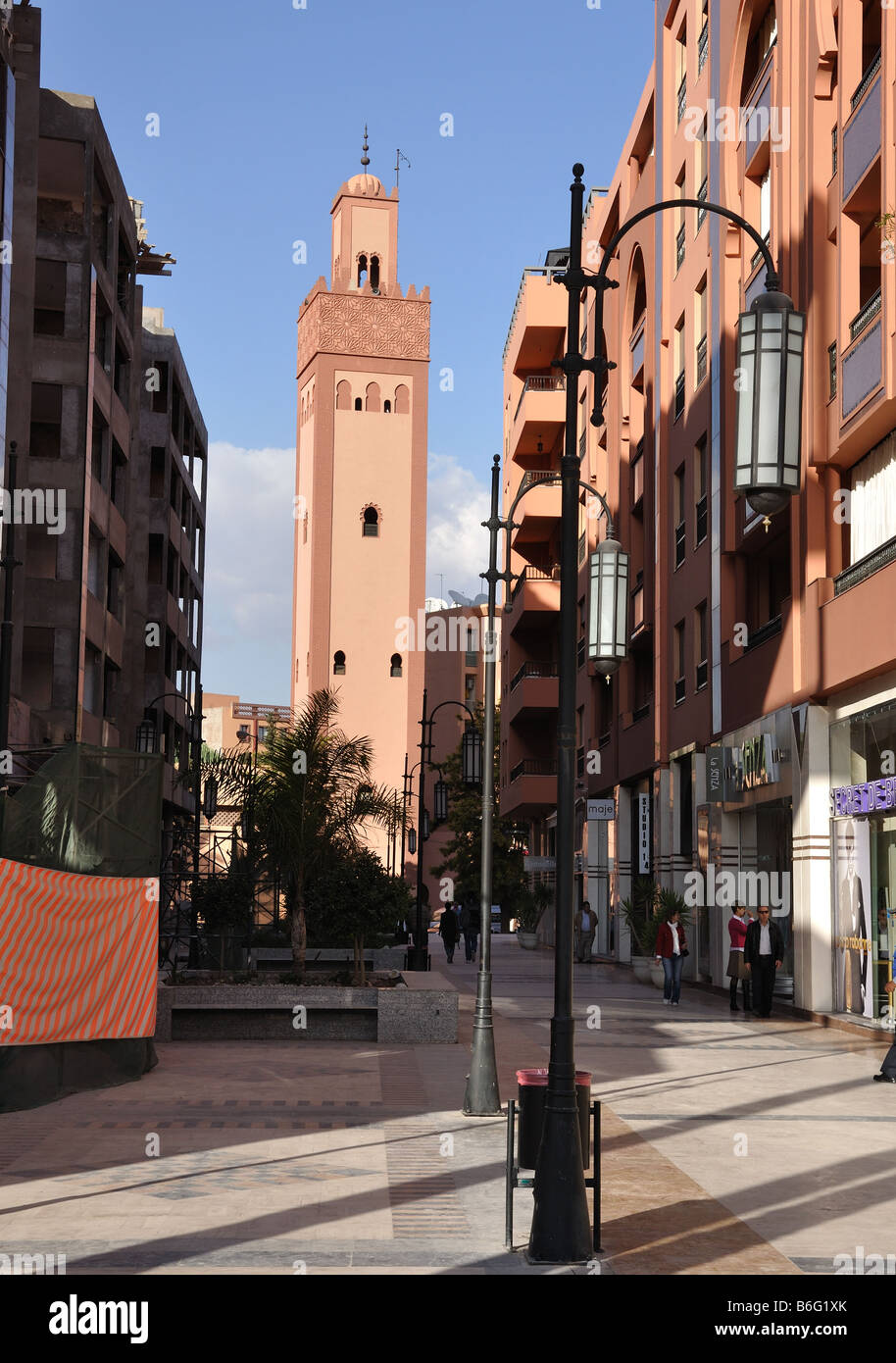 Mosque in the city of Marrakech, Morocco Stock Photo - Alamy