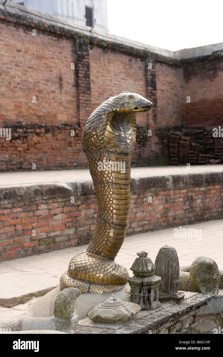 The Naga Pokhari, the Serpents Pool in the courtyard of the Royal ...