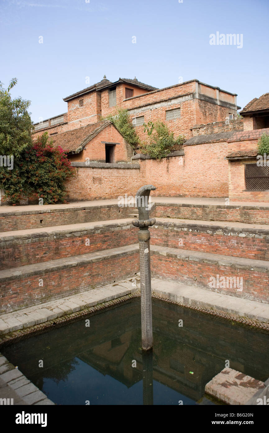 The Naga Pokhari, the Serpents Pool in the courtyard of the Royal ...