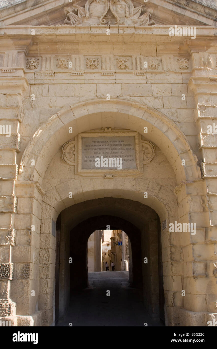Greek's Gate is the second town gateway to the walled town of Mdina ...