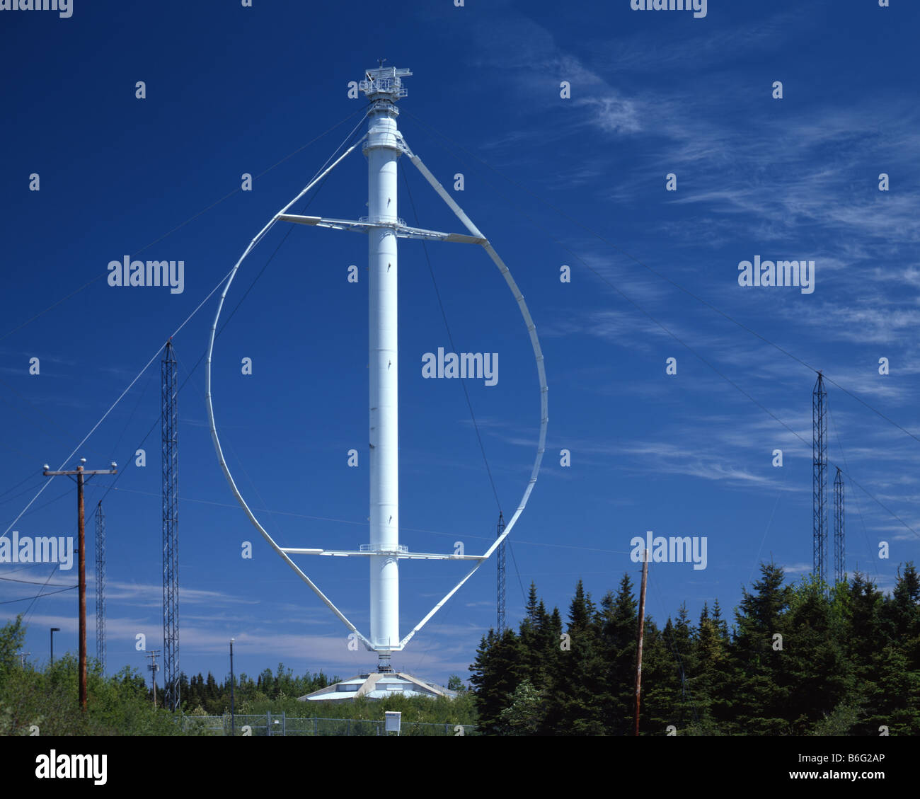 Hi Tech Windmill, Canada Stock Photo - Alamy