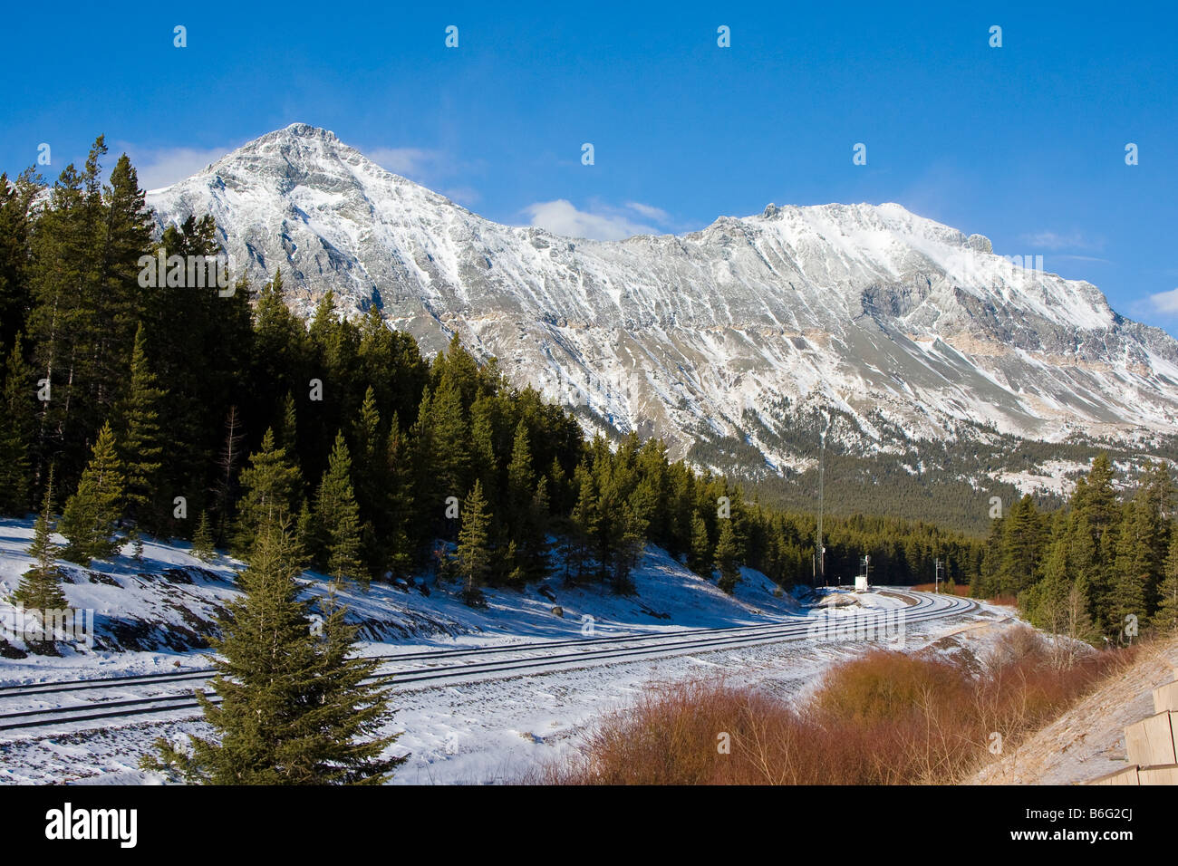 Summit Mountain, Glacier National Park, Montana Stock Photo - Alamy