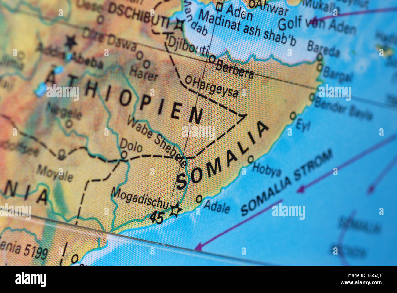 Ethiopia map hi-res stock photography and images - Alamy