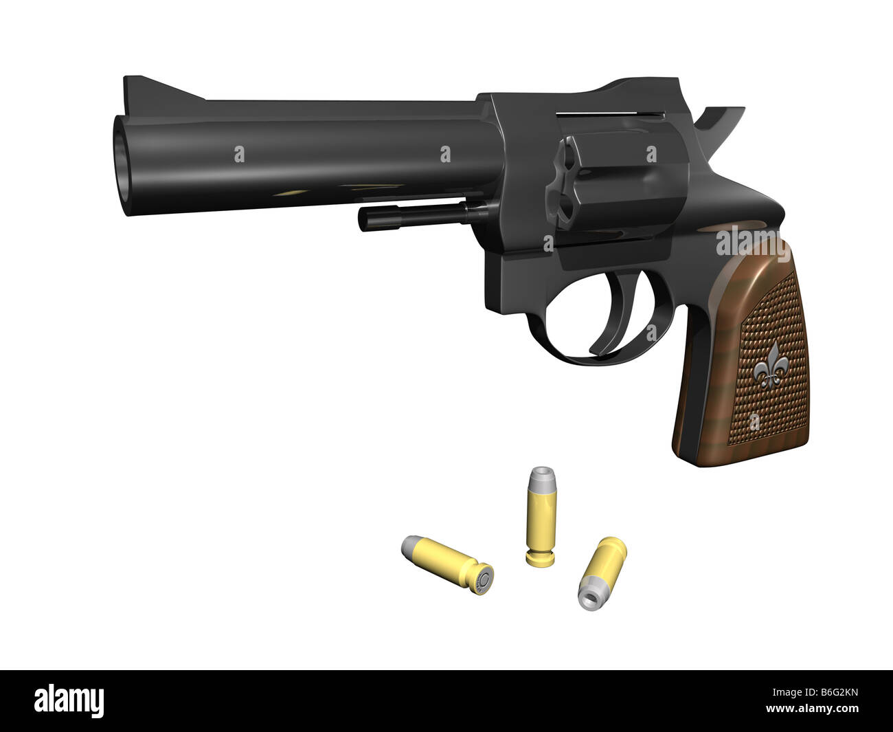 3d Hand Gun Stock Photo - Alamy